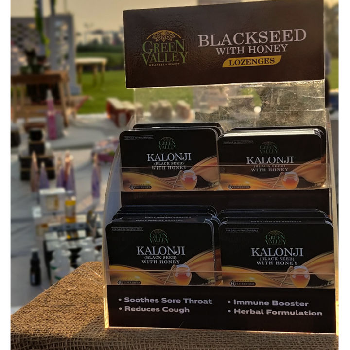 Kalonji Lozenge with Honey - 3 Strips bundle - For Viral Cough & Sore ...