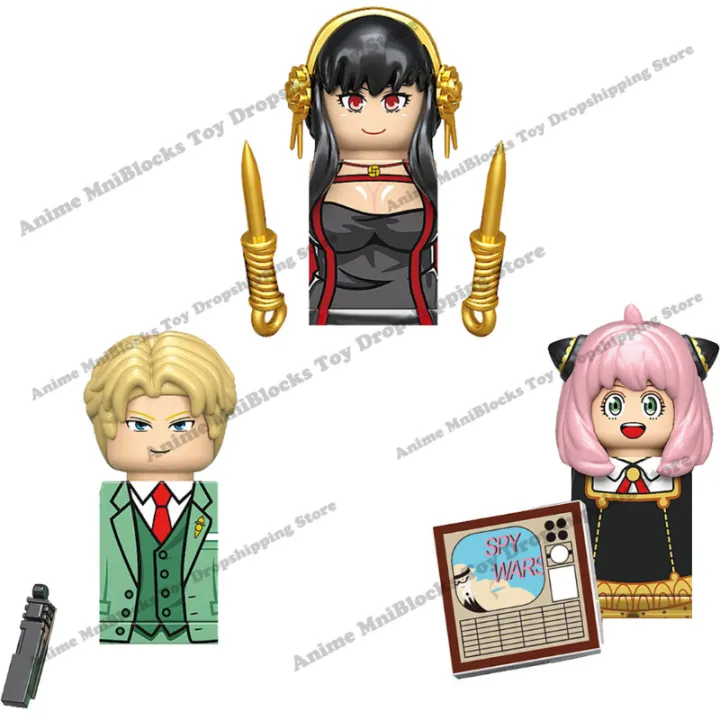 Yor Forger Anya Forger Loid Forger SPY FAMILY anime cartoon Mini Action ...