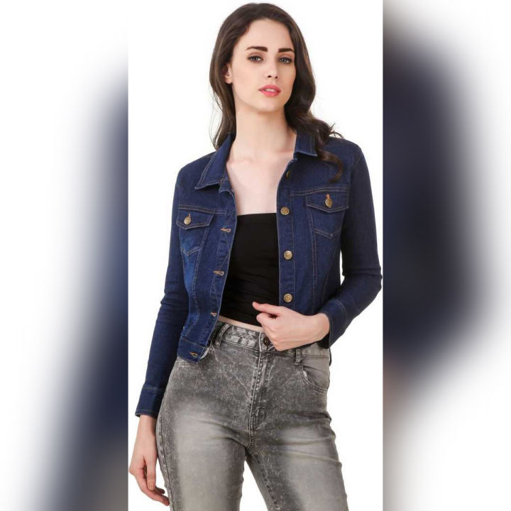 ETERNAL Denim Jacket Lycra Fabric | Daraz.pk