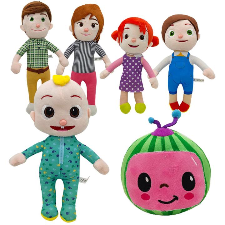World Top Famous Kids Brands-Cocomelon Family set-6 pieces-Stuff Toys ...