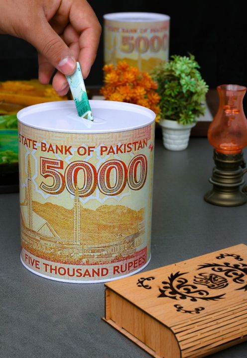 Kids Mini Bank-Rs 5000 Note Kids Money Bank: Educational Savings Tool ...