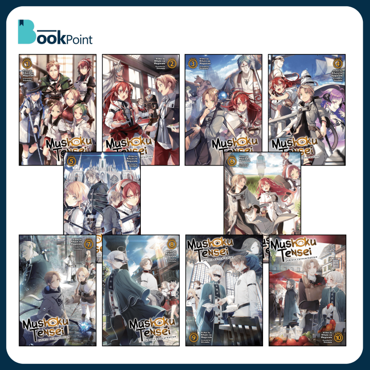 Mushoku Tensei: Jobless Reincarnation Light Novel Set Vol. 1-10 by ...