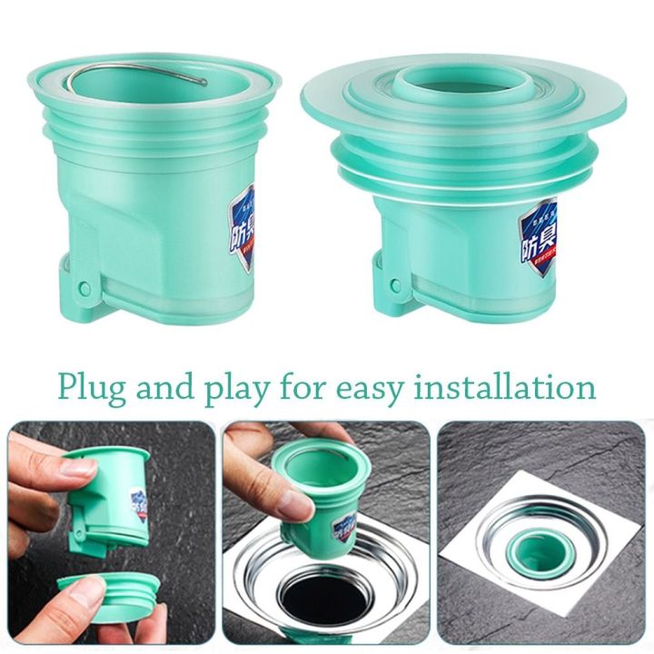 Useful Bathroom Accessories One Way Valve Shower Drainer Sewer Seal ...