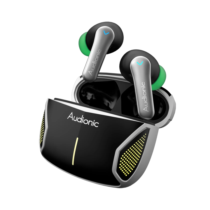 Audionic Airbud Battlebuds Prime Quad Mic | ENC Wireless Earbuds ...
