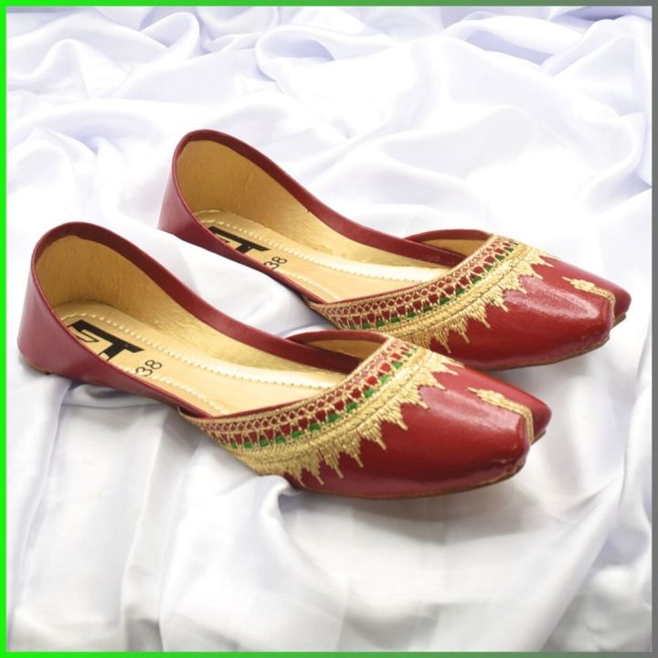Trending design Red Khussa for women KH0554 | Daraz.pk