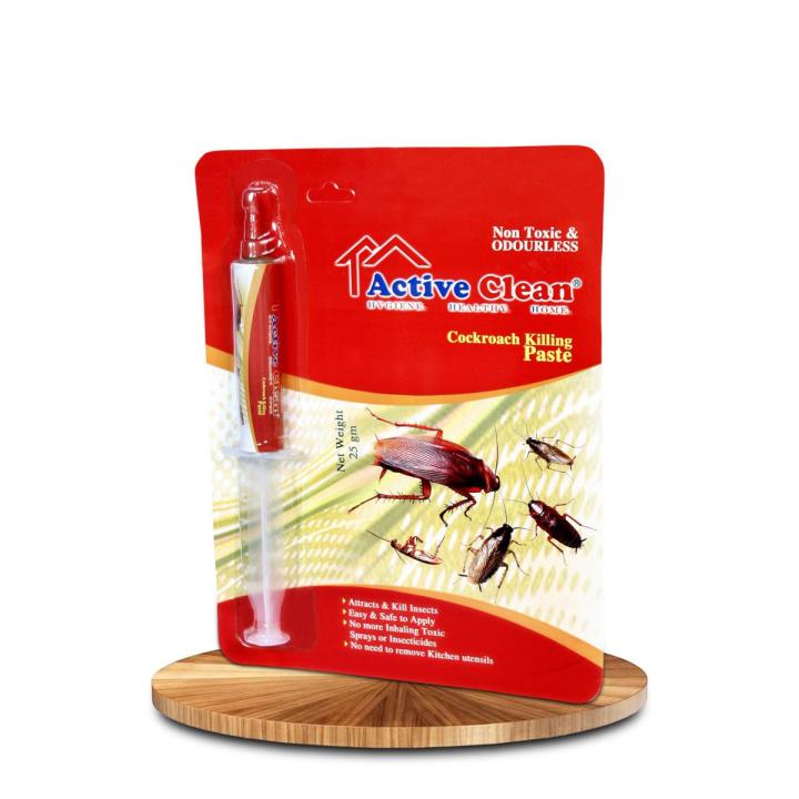 Active Clean Roach Killing Paste Injection - 25gm - Roach Killing Gel ...