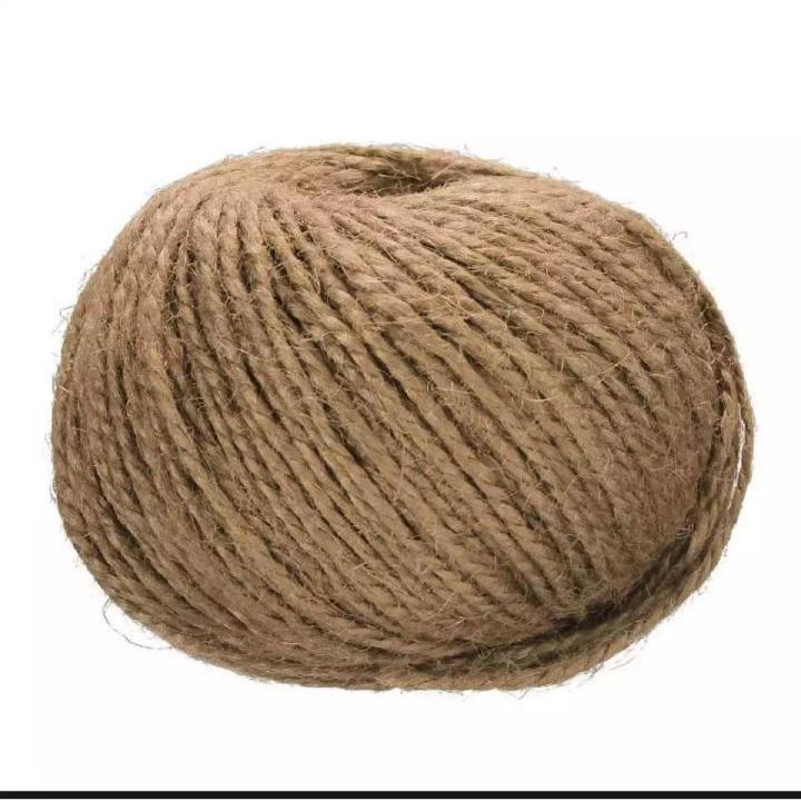 500gm Big Bundle Jute Rope Simple – Jute Thread Simple – Brown | Daraz.pk