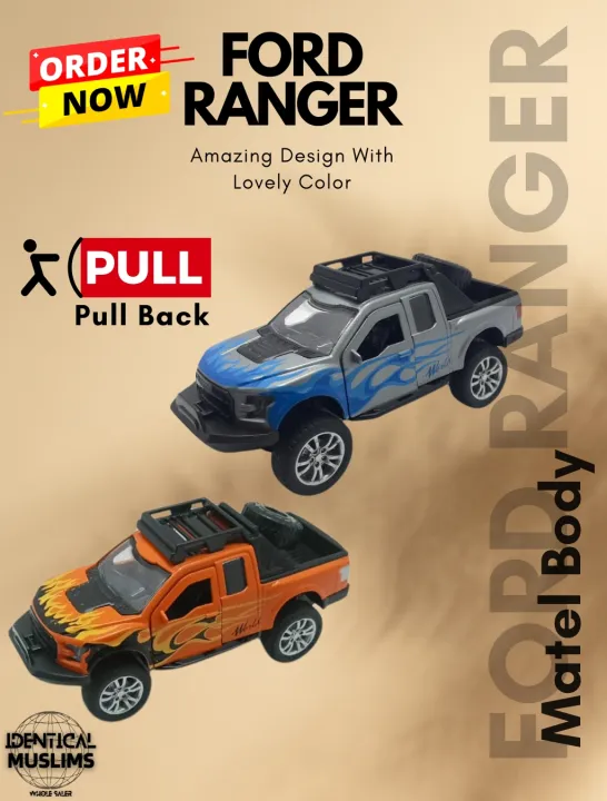 Hilux Dala Toy – Alloy Metal Pickup Truck, Pull Back Action, Realistic ...