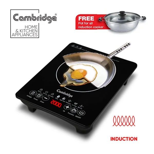 Cambridge Ic109mk2 Induction Cooker With Free Pot Daraz Pk
