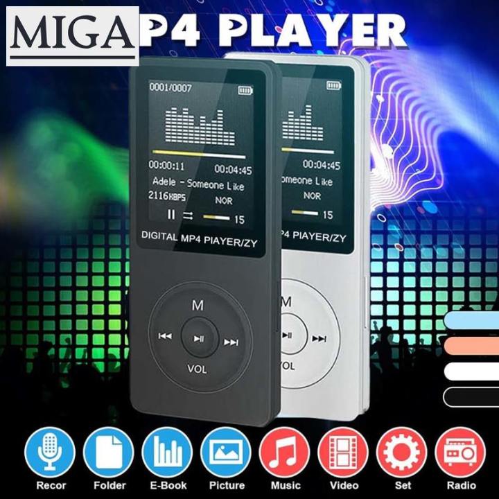 【Miga Plaza】Original 1.8 Inch Portable MP3 MP4 Player Student LCD ...