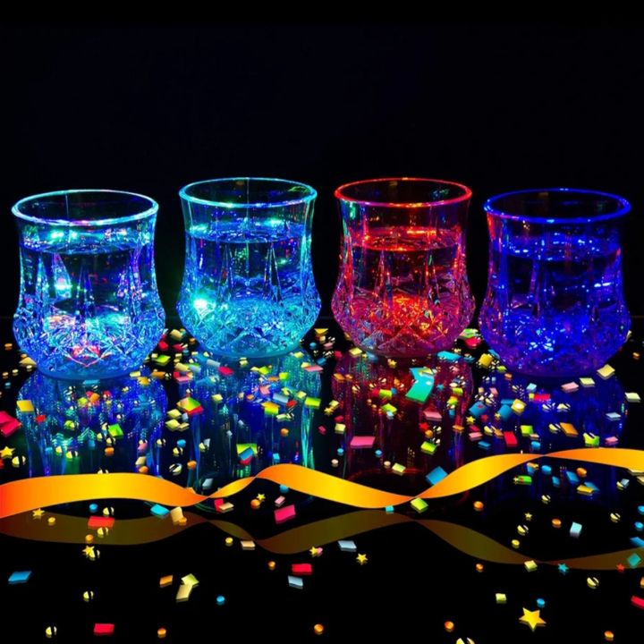 Liquid Activated Multicolor LED Glasses ~ Fun Light Up Drinking ...