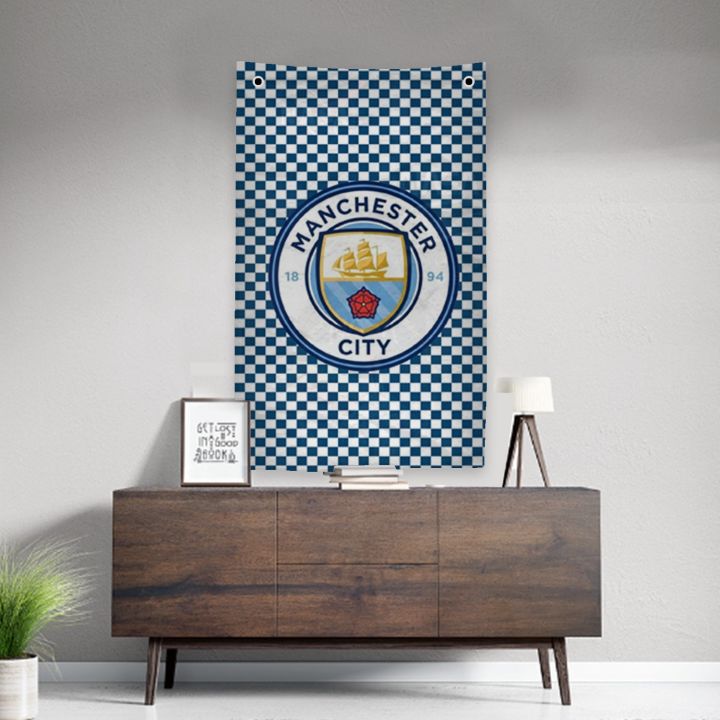 Manchester City Wall Tapestry for Boys and Girls Football Fans F.C ...