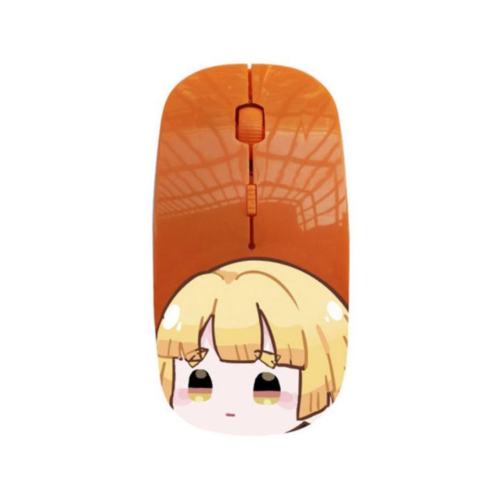 Demon Slayer Anime Wireless Mouse Blade Kamado Tanjiro Nidouzi Notebook ...