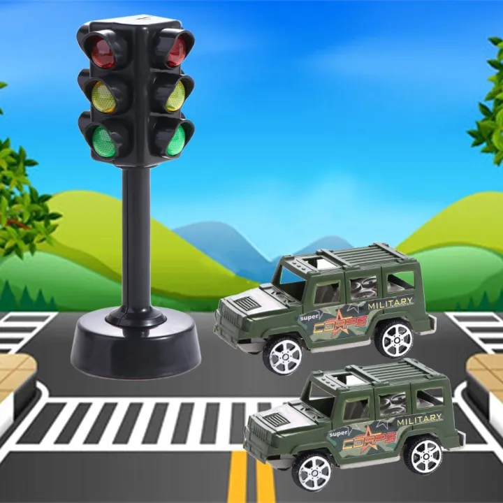 Traffic Enforcement Early Educational Mini Traffic Light Crosswalk ...
