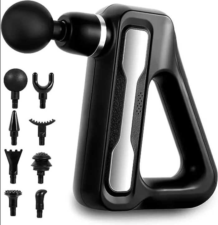 Triangle Fascia Grab Muscle Relaxation Massager Electric Shock Massage ...
