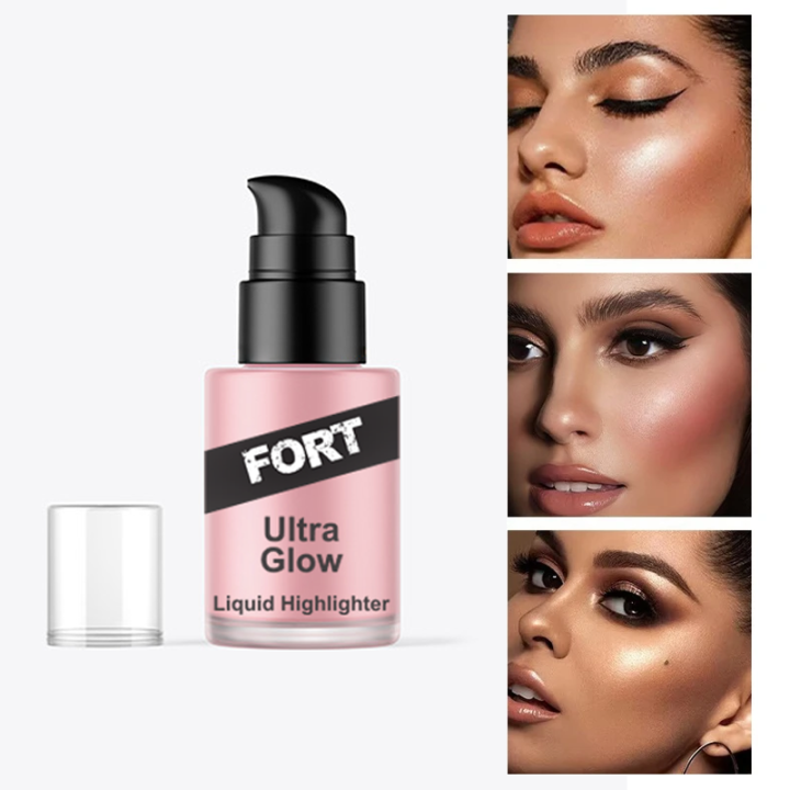 FORT Liquid Highlighter for Face Makeup - Shimmer & Glitter Highlighter ...