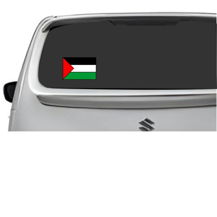Palestine Flag Car Sticker, Car Sticker, Palestine Flag Car Back Screen ...