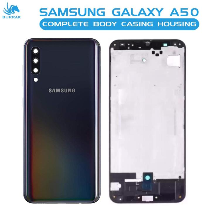 Samsung Galaxy A50 Housing Middle Frame With Side Button and Camera ...