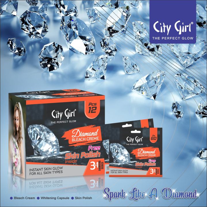 City Girl Diamond Bleach Sachet | Daraz.pk