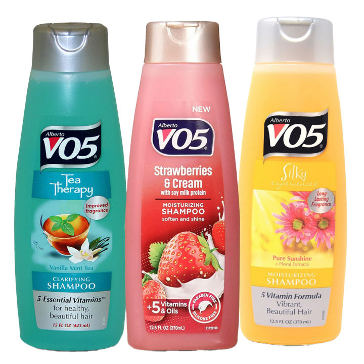 (Pack of 3)WBM 𝐕𝐎𝟓 Shampoo | Strawberry and Cream, Vanilla Mint Tea ...