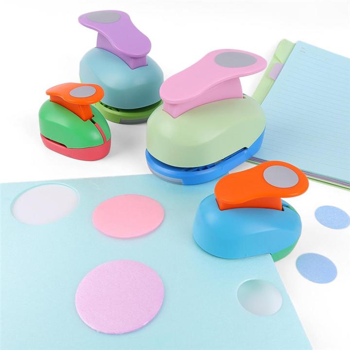 Manual DIY Paper Cutter Punch Round Hole Embossing Device Children ...