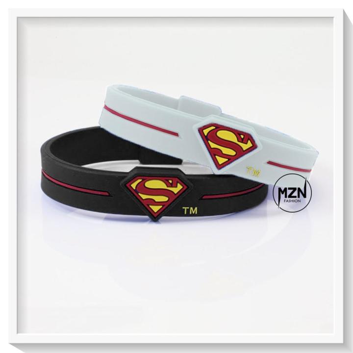 Fine Quality Superman Logo Silicon Wrist Band For Boys | Daraz.pk
