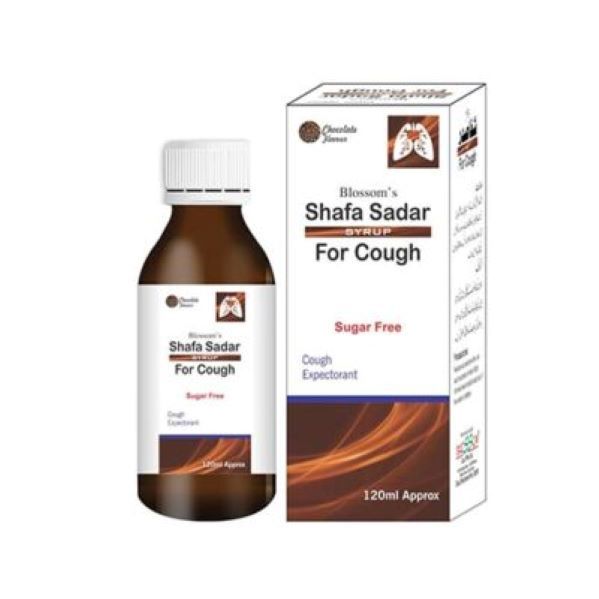 Blossom Shafa Sadar Syrup 120 ml , Effective for Dry cough relief ...