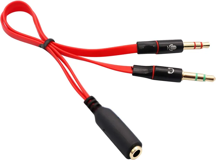3.5mm Female to Dual Male Audio Y Splitter Cable - Single Pin ...