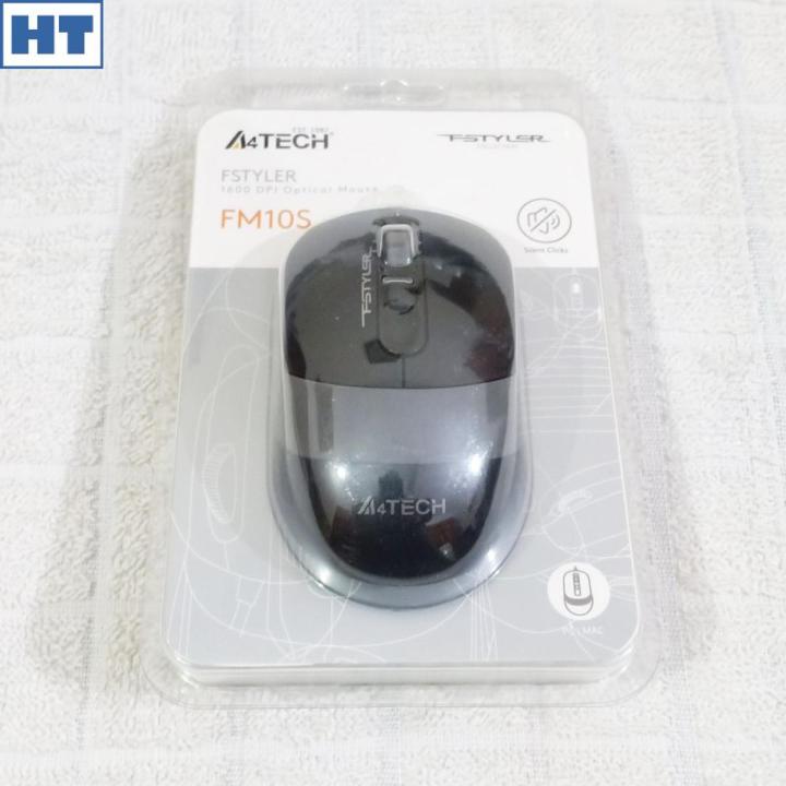 A4Tech Fstyler USB Mouse (FM10s) - Silent Clicks - 1600 dpi - 4 Buttons ...