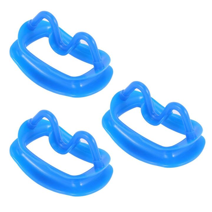 FLYEER 3X Blue Dental Retractor Soft Silicon Intraoral Lip Cheek ...