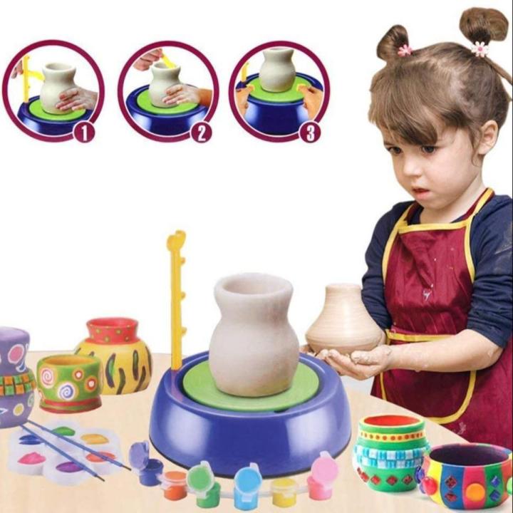 Pottery Making Clay Wheel - Multicolor | Daraz.pk