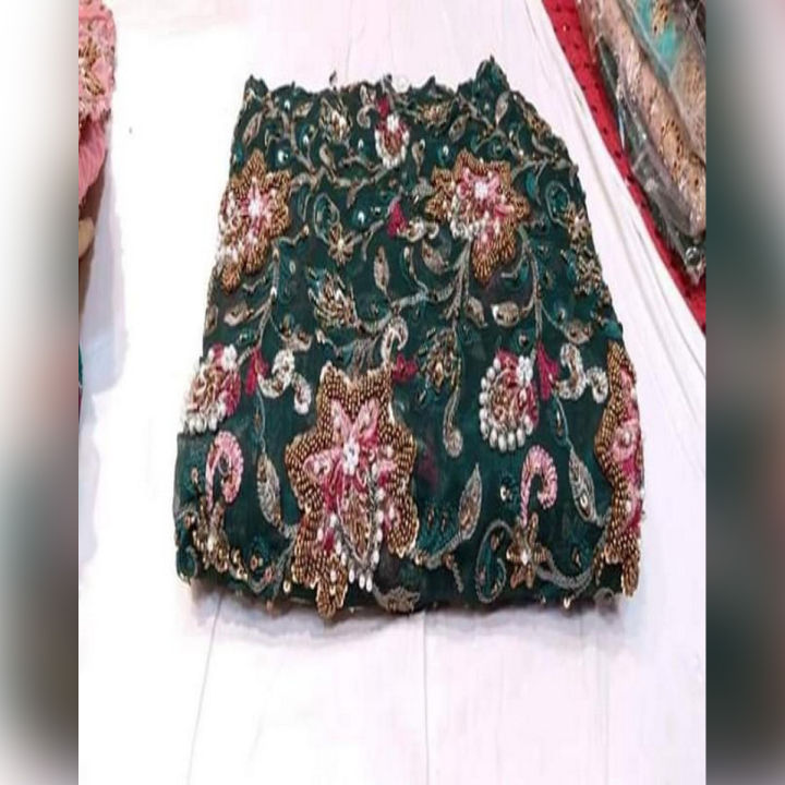 2 piece pure crinkle sheffon heavy stone work embroidery suits | Daraz.pk