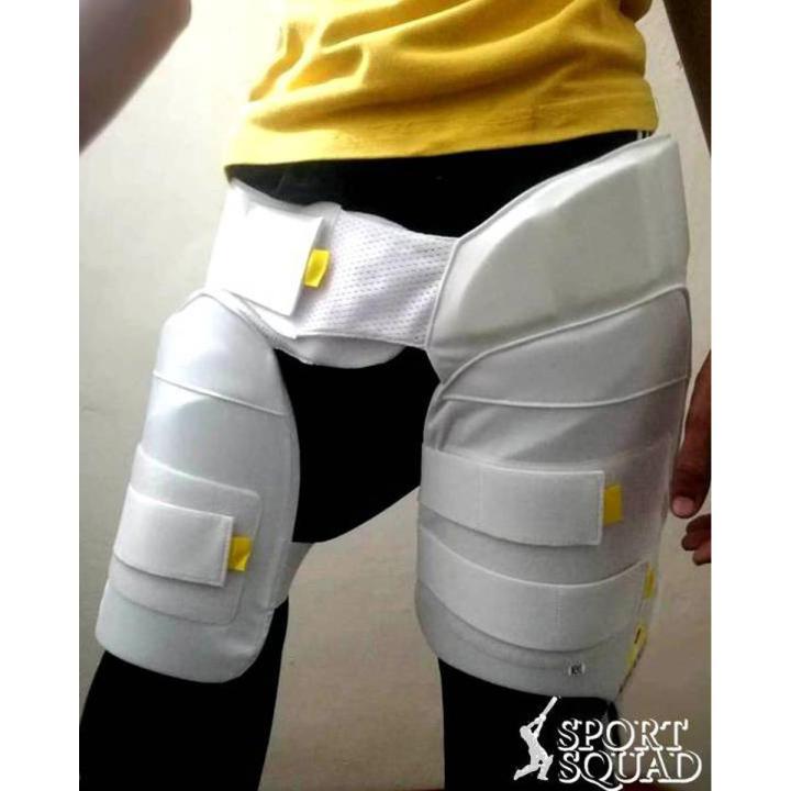 Premium Quality Double Thigh Pads Set - Professional Standard Cricket ...