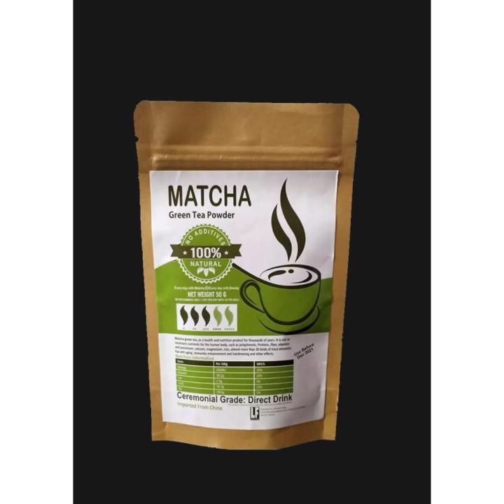 100% pure Organic Matcha Green Tea Powder - Pure Shade-Grown Green Tea ...