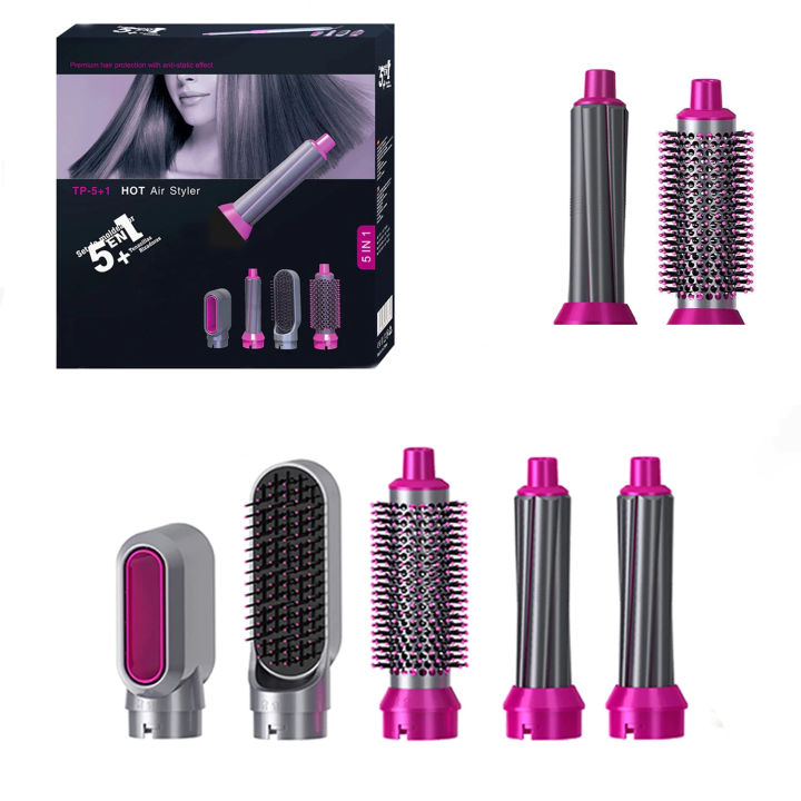 5 In 1 Hot Air Hair Dryer And Curler Tool Set for women beauty,Electric ...