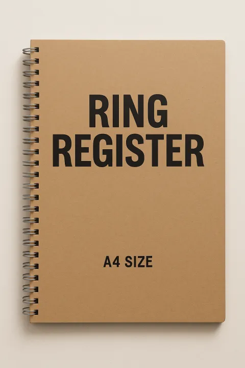A4 size Spiral Register| Premium 200 Pages |high Quality Spiral Ring ...