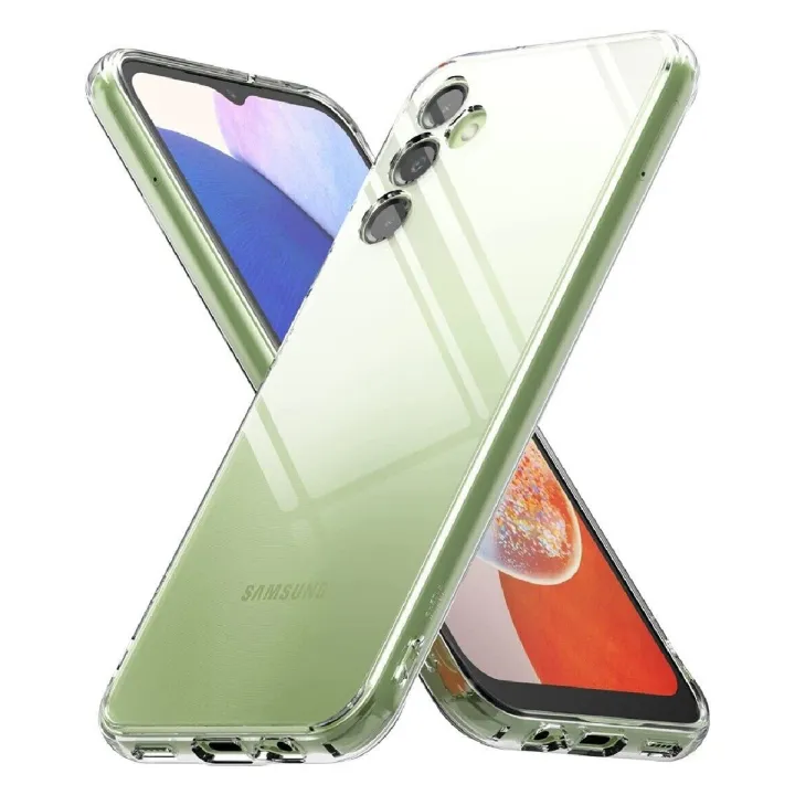 Samsung Galaxy A14 Cover Soft Design Transparent Shockproof Silicone ...