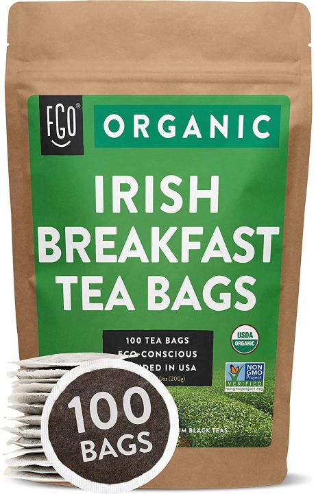 Organic Irish Breakfast Tea Bags 227gm | Daraz.pk