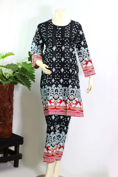 Auditors®️ Lawn Dress For Girls - Chunnari Printed 2 PC Stitched Shirt ...