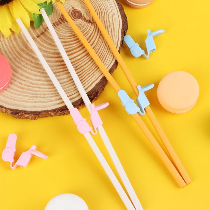 3pcs/pack Portable Silicone Training Chopsticks Connector Reusable ...