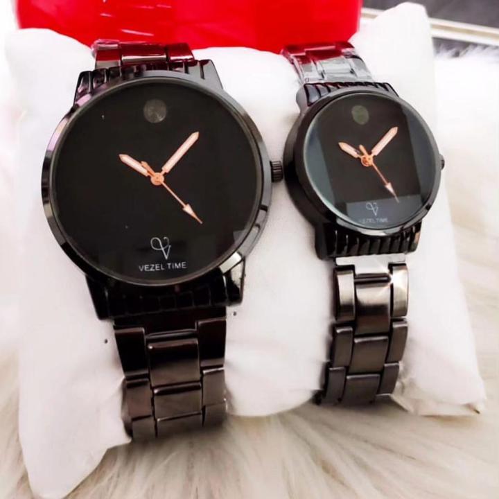 couple watch good looking stain less steel | Daraz.pk