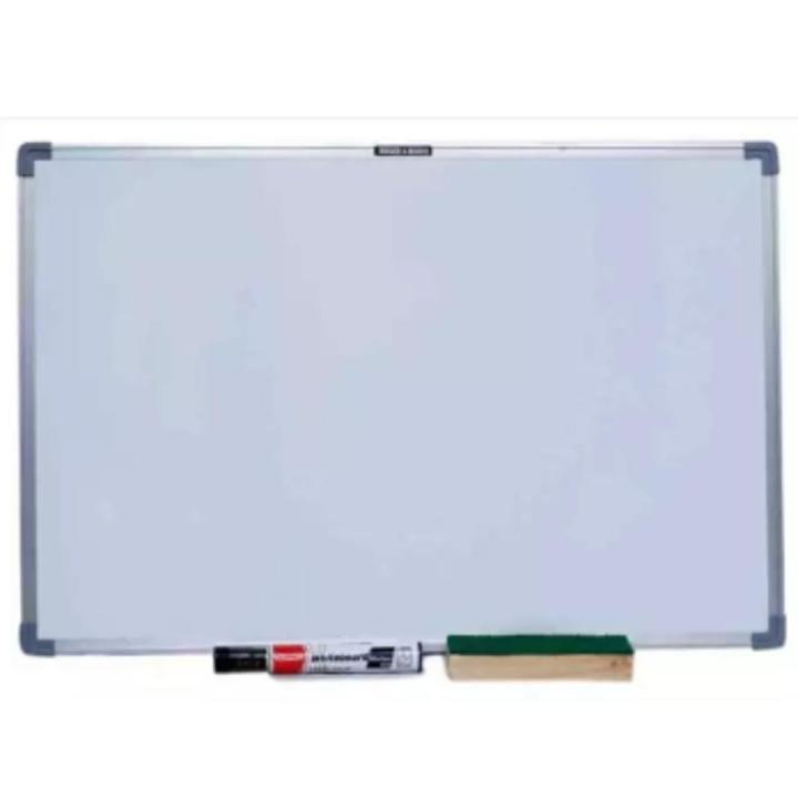 2ft x 3ft White Board Hanging Writing Drawing With Marker | Daraz.pk