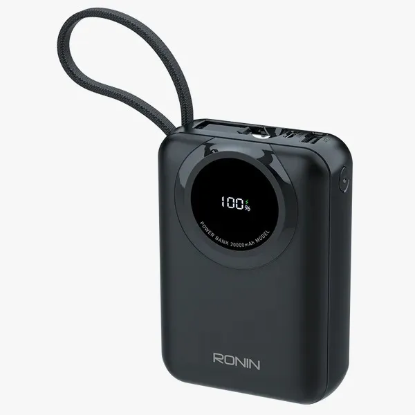 RONIN R-4040 is a 20,000mAh portable power bank (model name Zapster ...