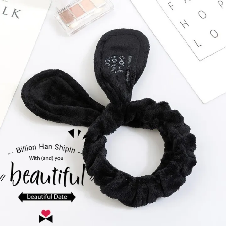 Wrap TwistTurban headwear Comfortable Soft Rabbit ear Velvet rabbit ...