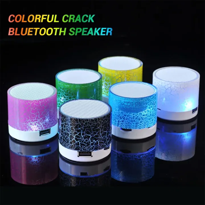 Mini LED Bluetooth Speaker – Portable Wireless Speaker with Colorful ...
