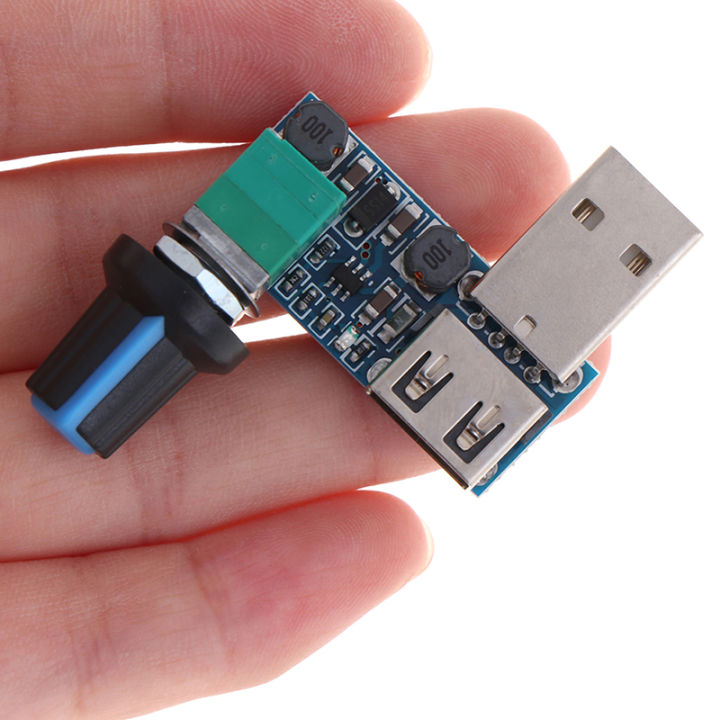 1Pc 5V to 12V USB Fan Speed Controller Switch Fan Speed Regulator Module | Daraz.pk