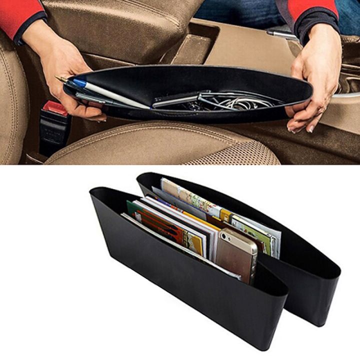 Car Seat Pockets Storage Organizer Box Pair – Car Interior Organizers ...