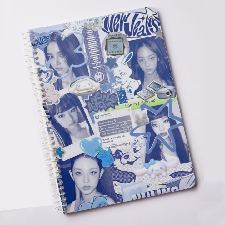New Jeans Notebook for Girls Bunnies Band Boys and Girls KPOP | Daraz.pk