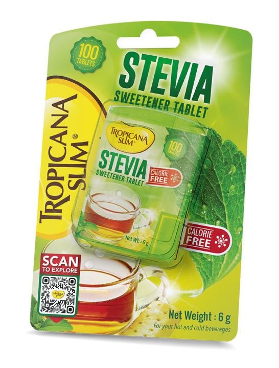 Tropicana Slim Stevia Sweetener Tablet - 100 Tablets | Daraz.pk