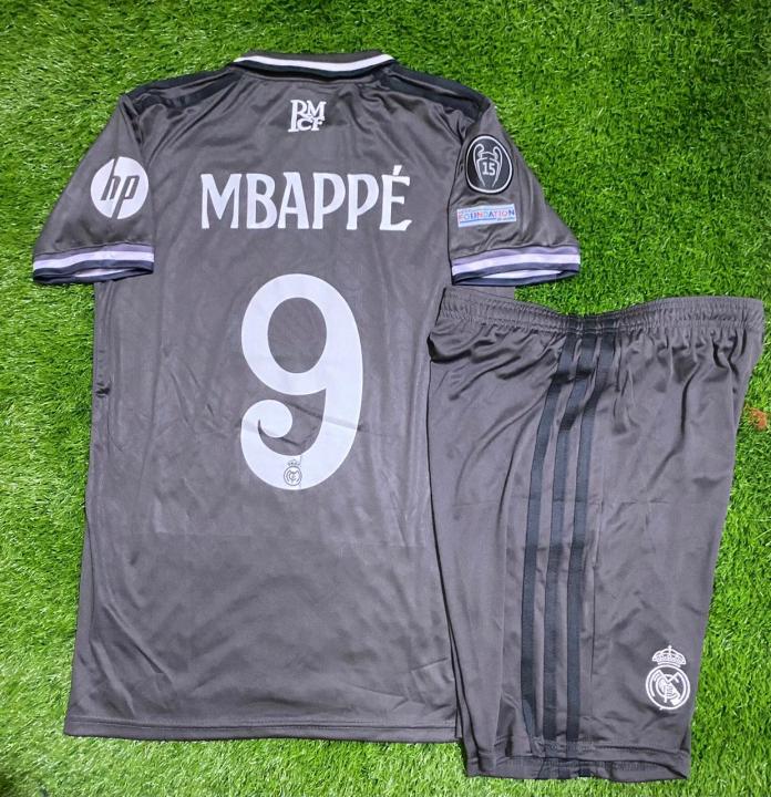 Real Madrid Third Kit Shirt and Shorts 24/25 Mbappe Shirt Football ...